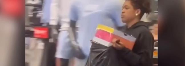 3 Thieves Caught on Camera Ransacking Nike Store in LA | Watch