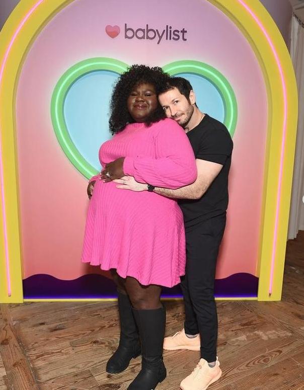 Gabourey Sidibe and Brandon Frankel Celebrate Life with Twins