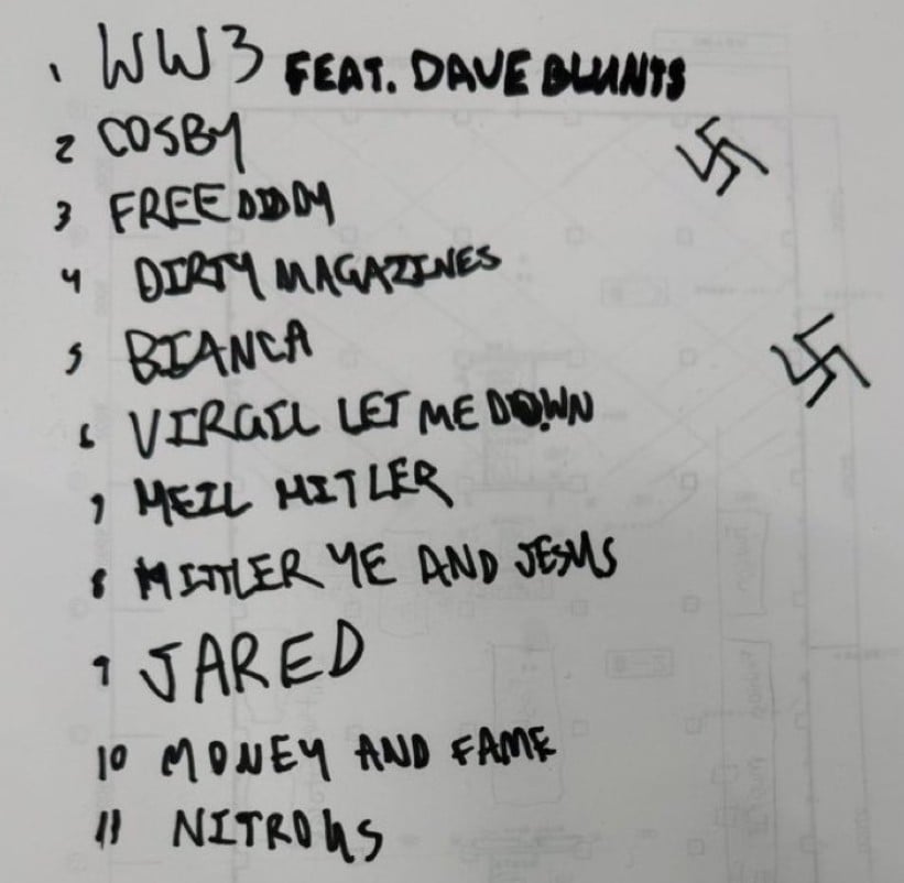 Ye Shares Album Tracklist Featuring ‘Heil Hitler,’ Swastikas