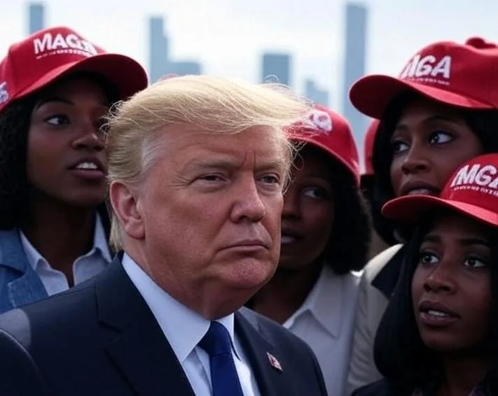 Trump Claims Black Women Back Chicago Crime Crackdown