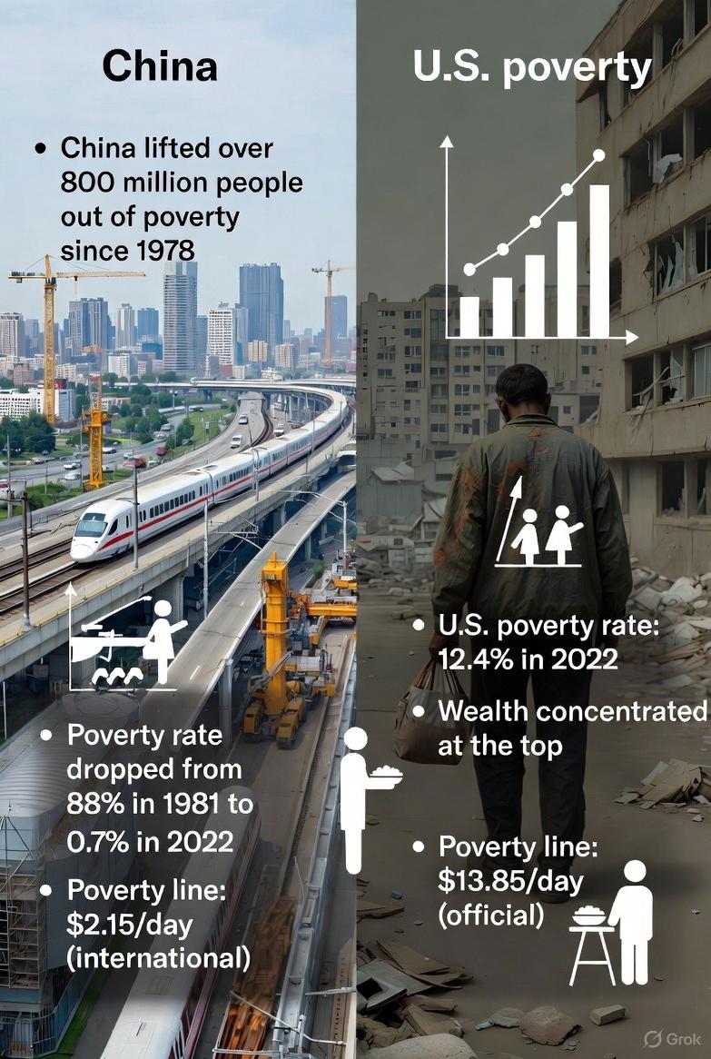 Why 'Poverty in China vs US' Shows a Stark Global Divide