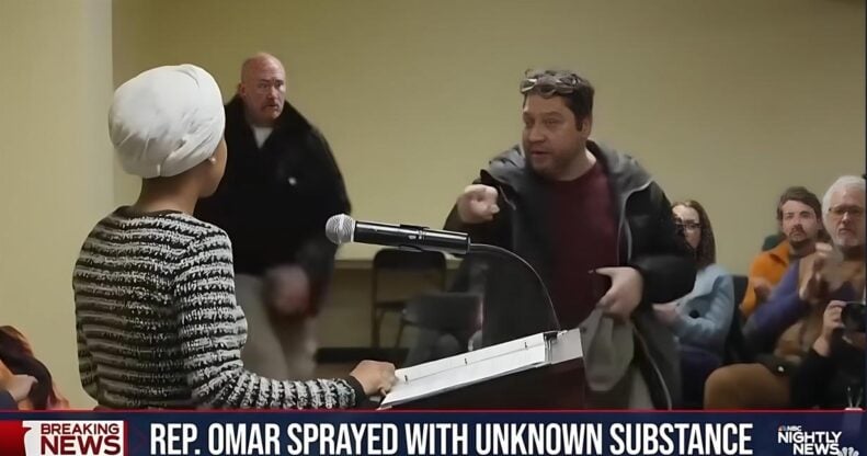 Ilhan Omar Attacked with Syringe at Minneapolis Town Hall